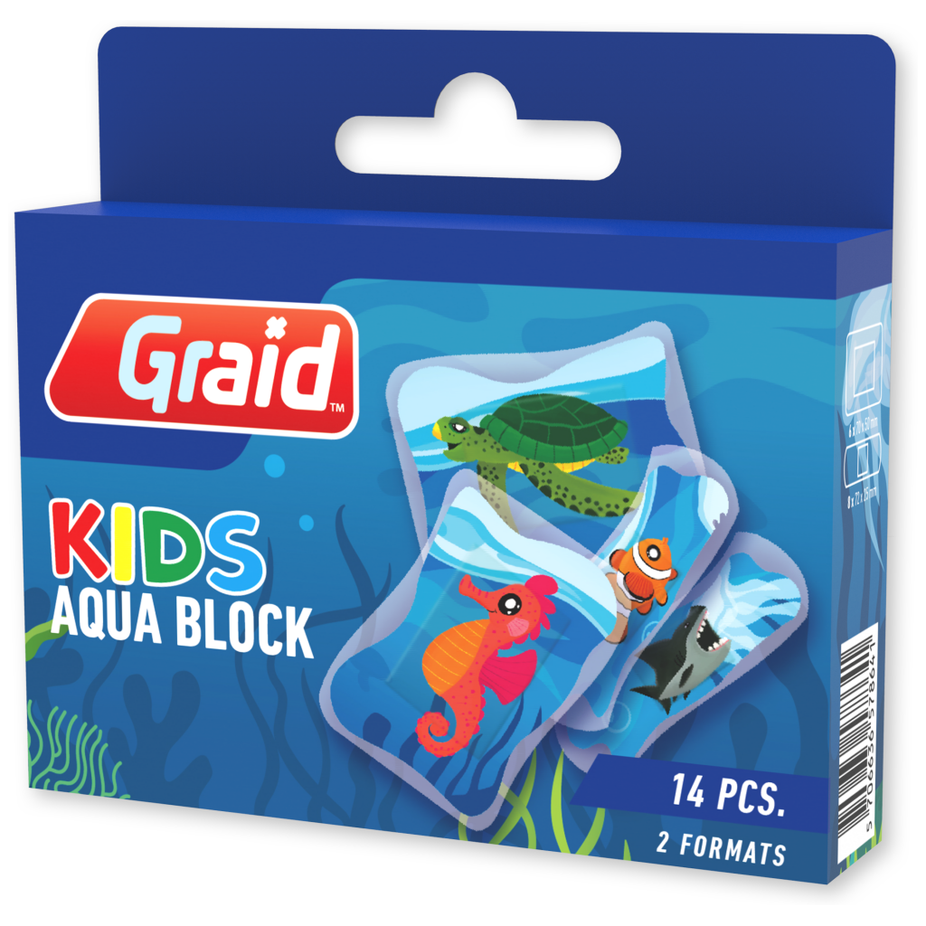 AQUA BLOCK KIDS PLASTER OCEAN ANIMALS - RFX CARE
