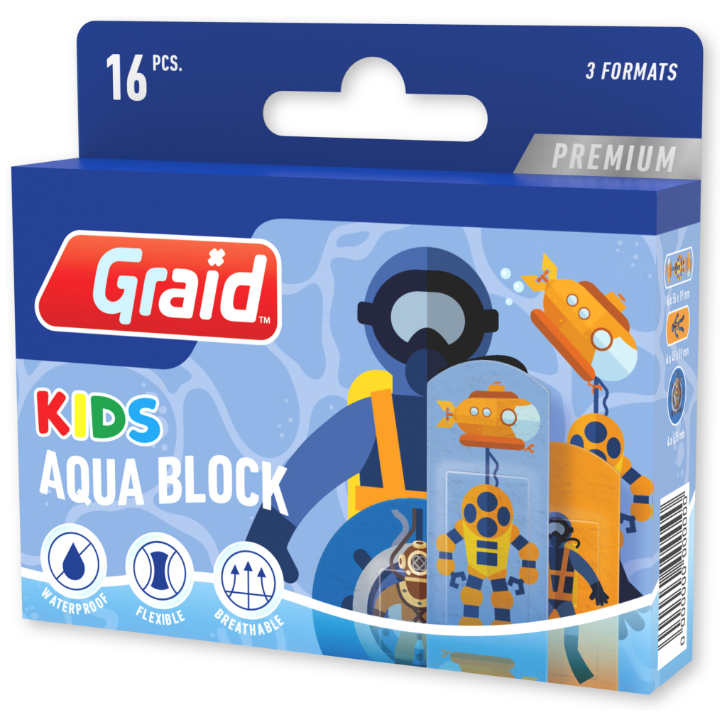 AQUA BLOCK KIDS PREMIUM PLASTER DIVING - RFX CARE
